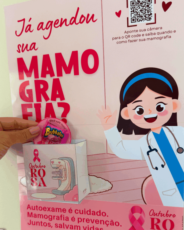Kit Cartazes Prevenção Outubro Rosa - Na Sala da Prô